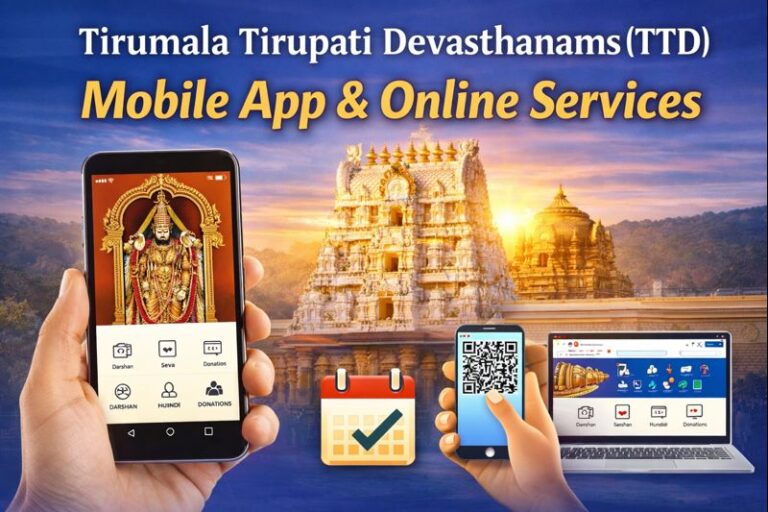 Tirumala Tirupati Devasthanams (TTD) Mobile App and Online Services ...