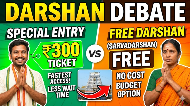 Special Entry Darshan (Rs. 300) vs. Free Darshan: Which Saves More Time ...